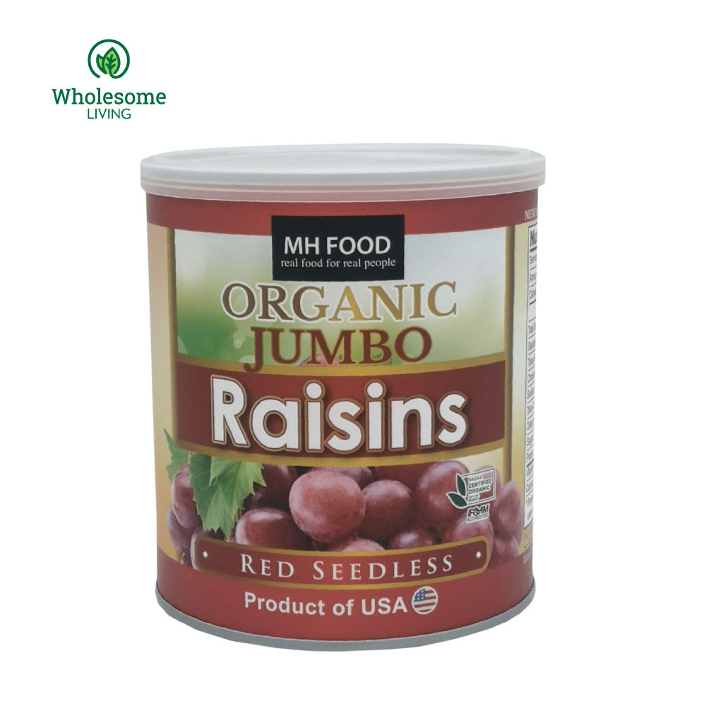 MH Organic Jumbo Raisins Red Seedless 300g – WholesomeLiving.my